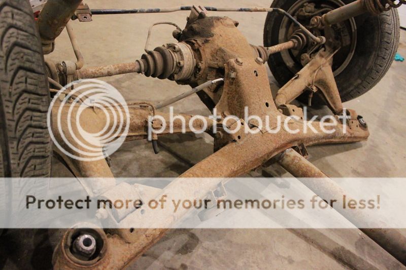 e21 drift project with e28 rear subframe